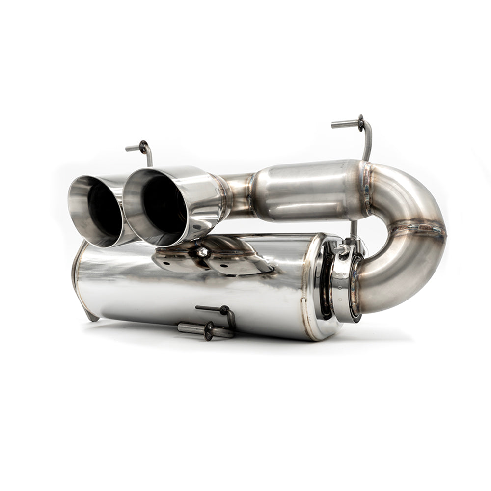 RZR PRO-R CENTER EXIT SLIP ON EXHAUST W/ DUAL 3.0'' TIP - SKU: 17-334 ...